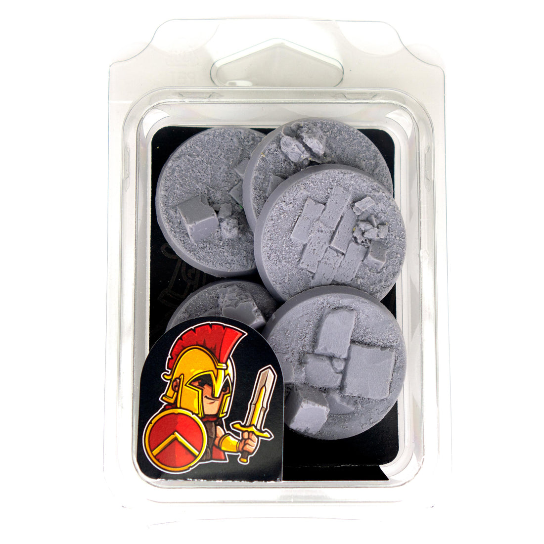 Bases - 40mm x5 (Stone Ruins a), Clamshell – LegendGames